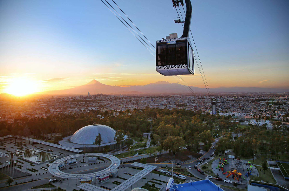 Contempla la belleza de Puebla desde las alturas de su Teleférico
